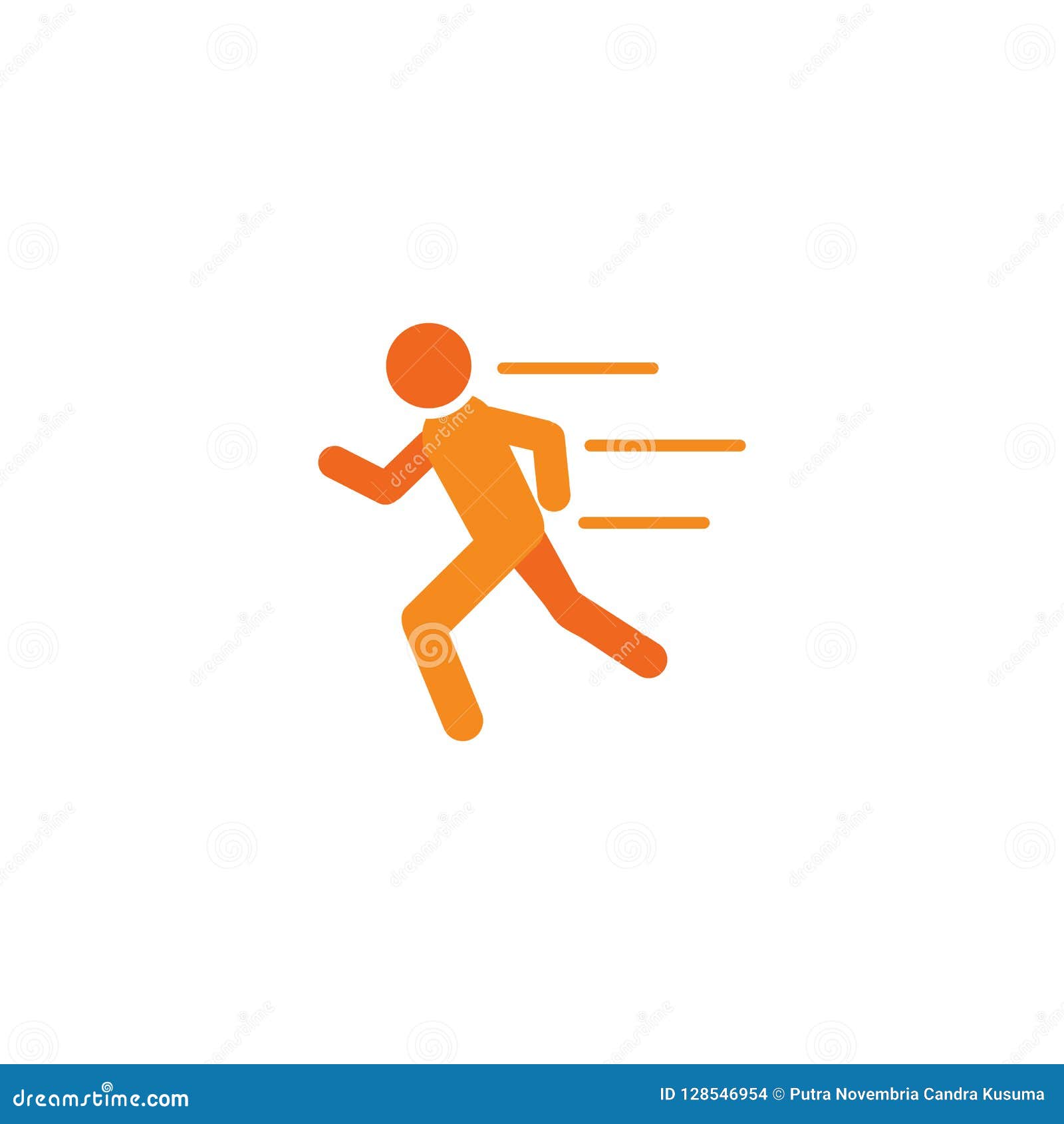 Corrida Logo Icon Design Dos Povos Ilustração do Vetor - Ilustração de ...