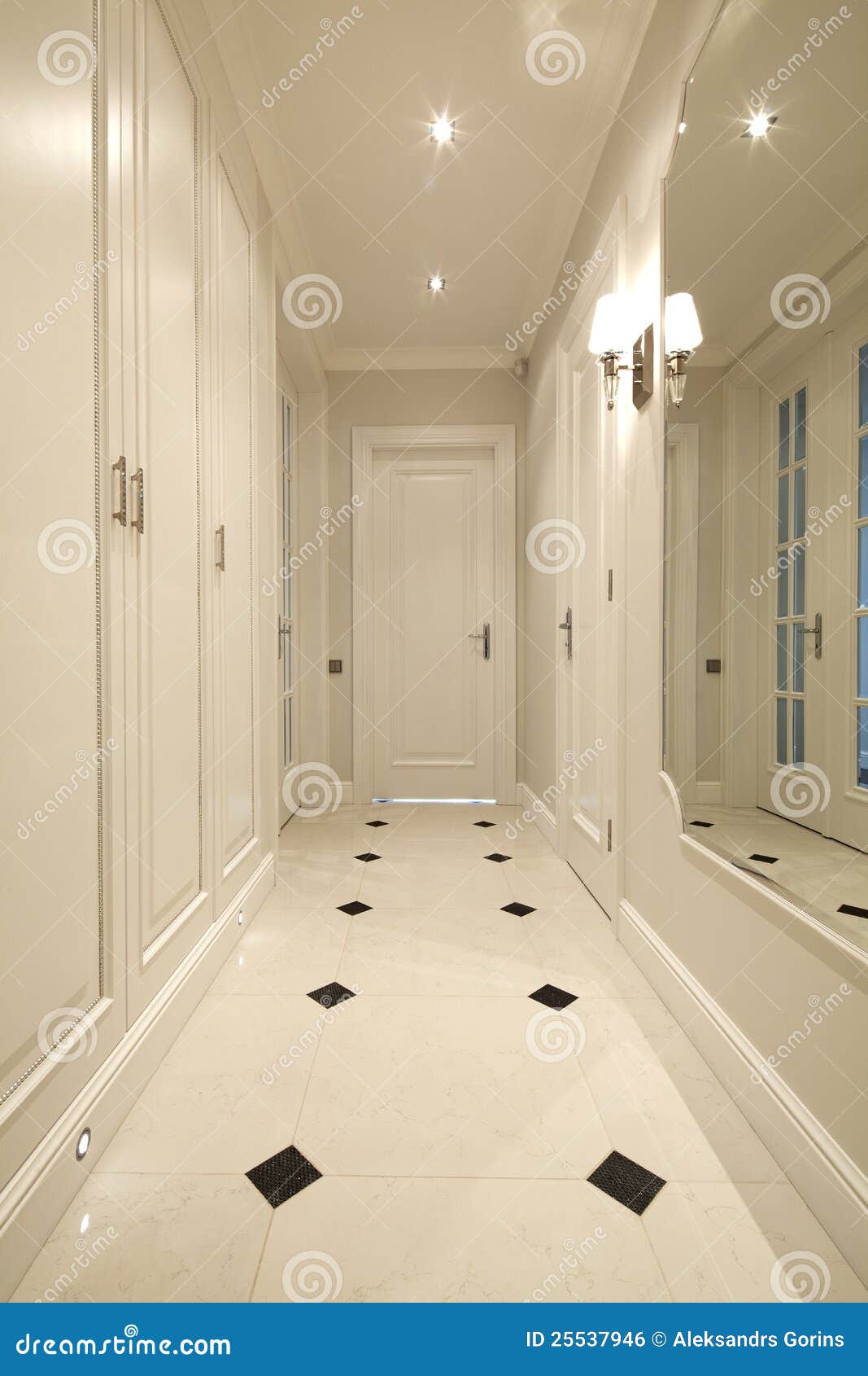 Corridor stock photo. Image of house, corridor, contemporary - 25537946