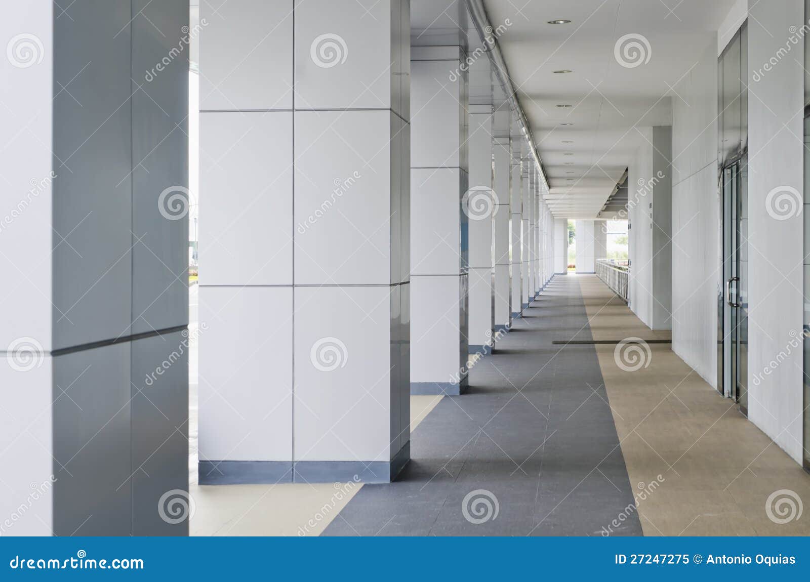 Corridor stock image. Image of aisle, hallway, parking - 27247275