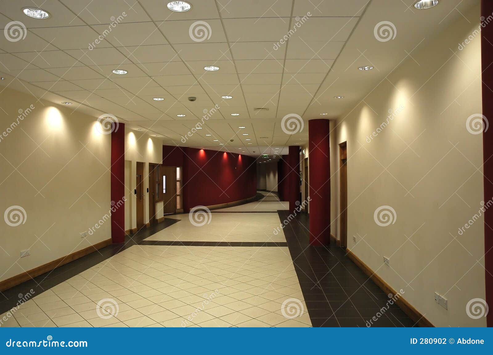 Corridor stock photo. Image of interior, hall, passage - 280902