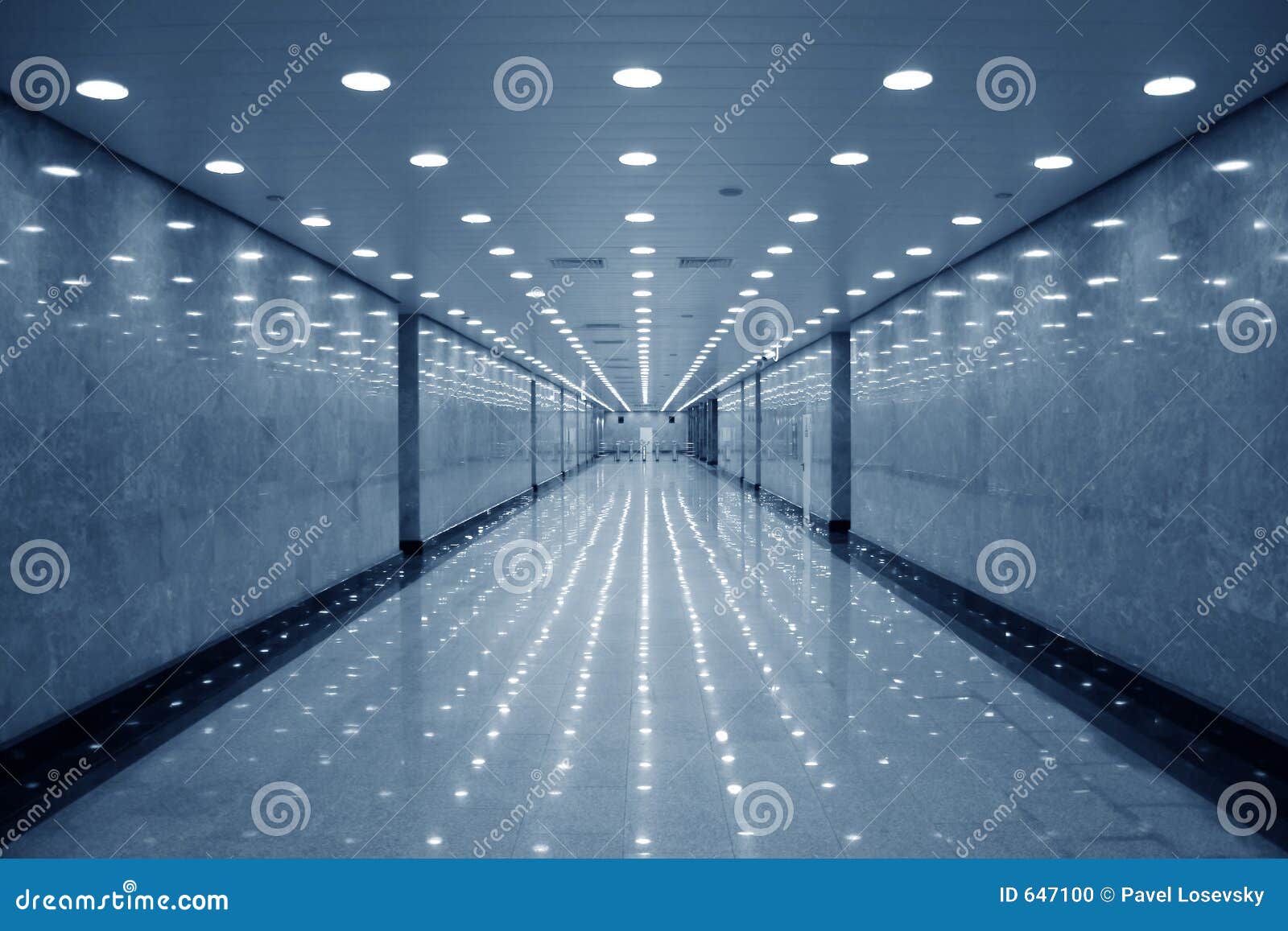 Corridor stock photo. Image of medieval, moscow, perspective - 647100