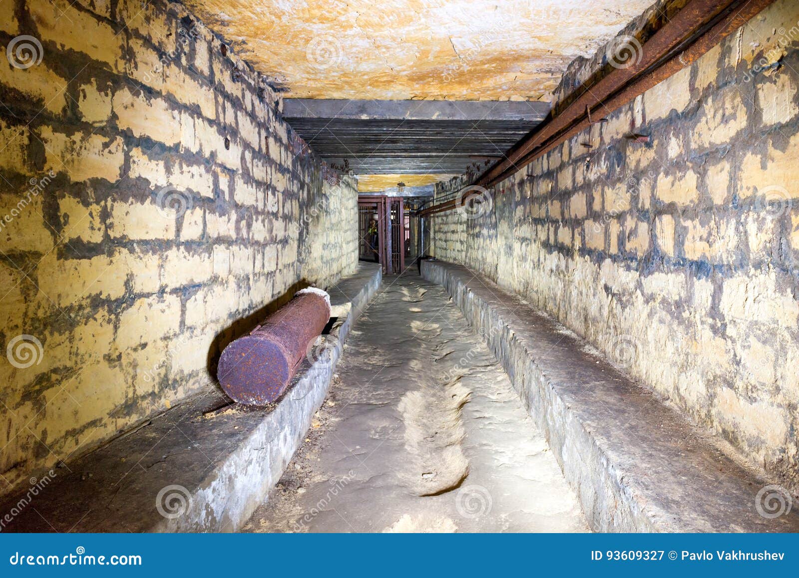 Bomb Shelter In Israel. Concrete Bunker, Protecting The Population Of ...