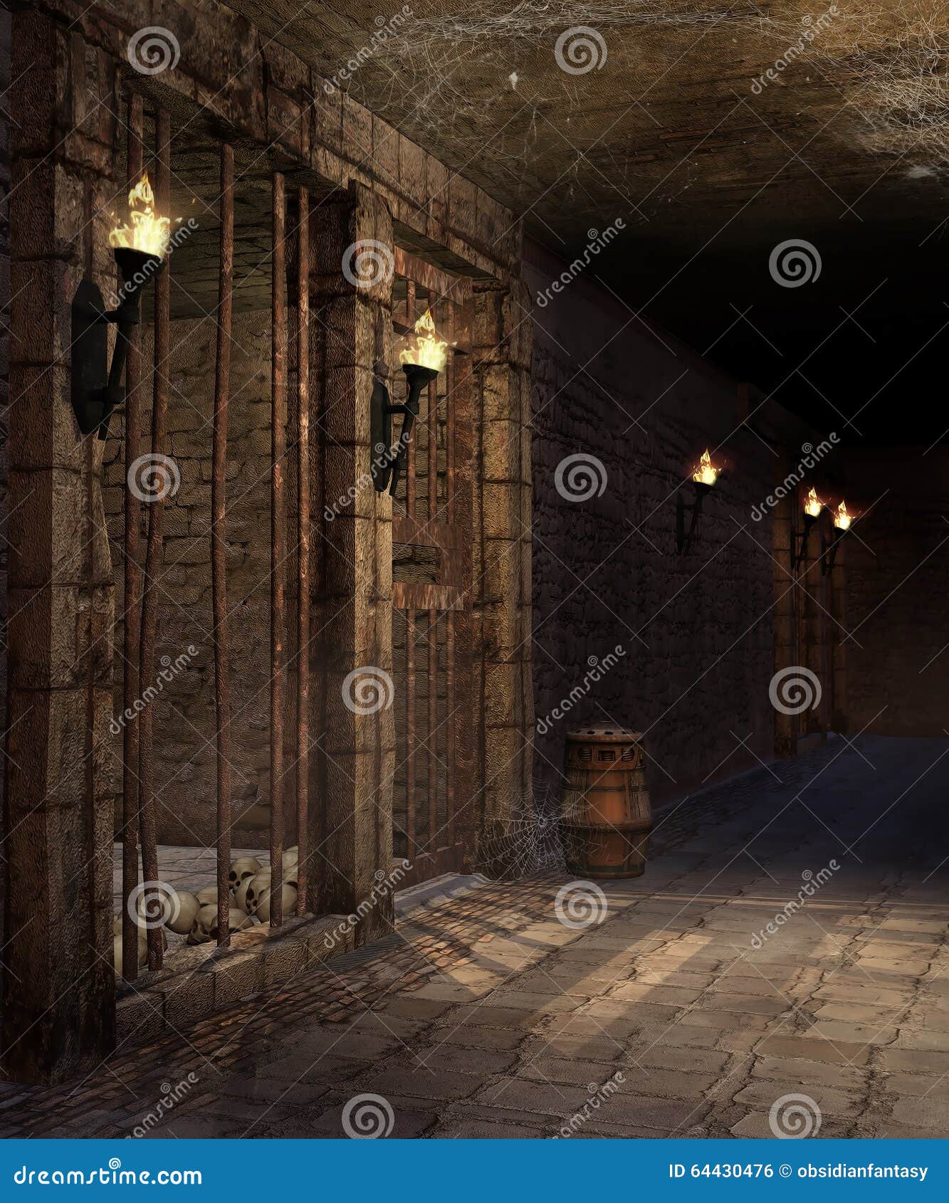 Castle Dungeon Game Background, Vector Cartoon Medieval Prison Interior ...