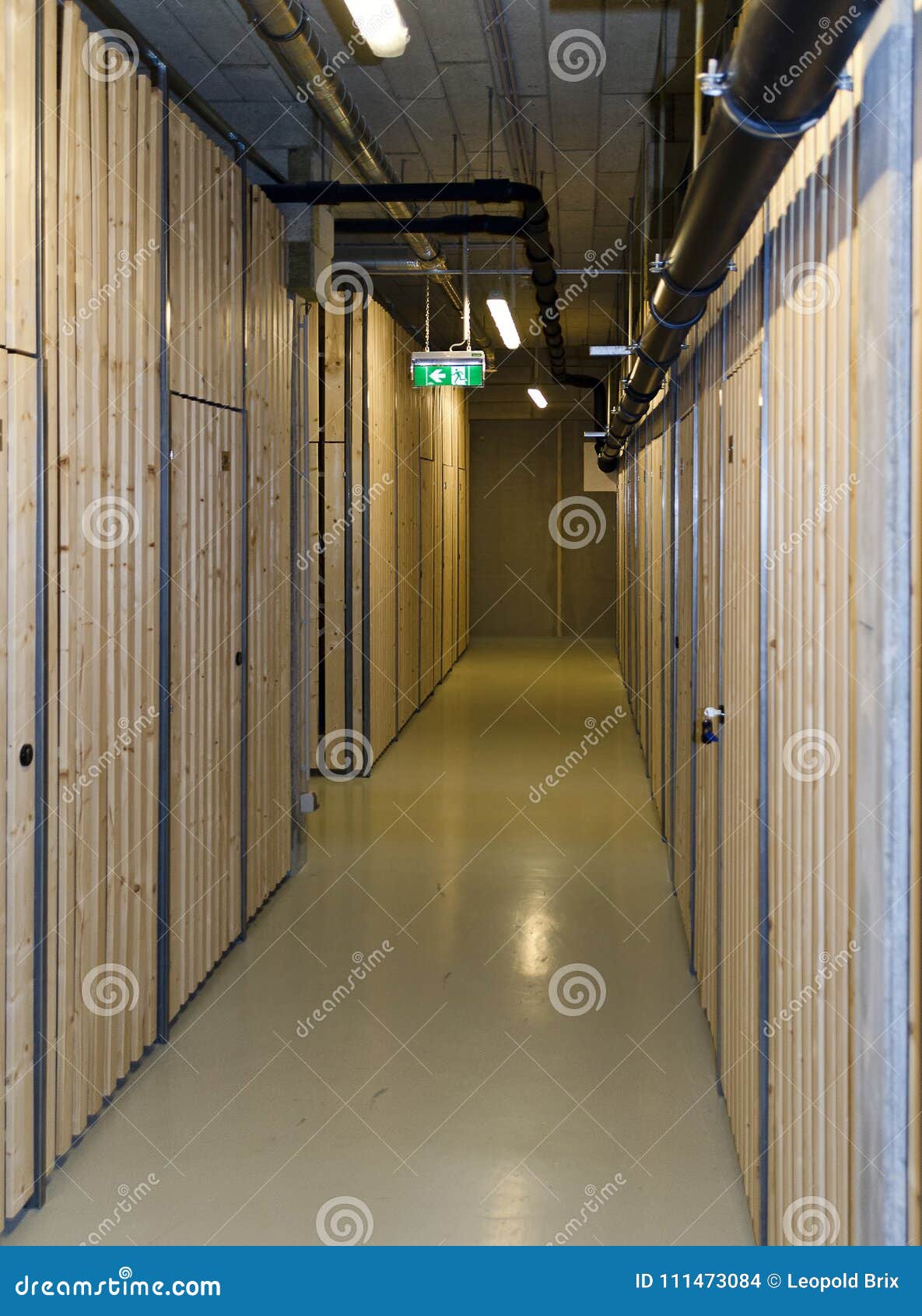 Corridor at a cellar stock photo. Image of technology - 111473084