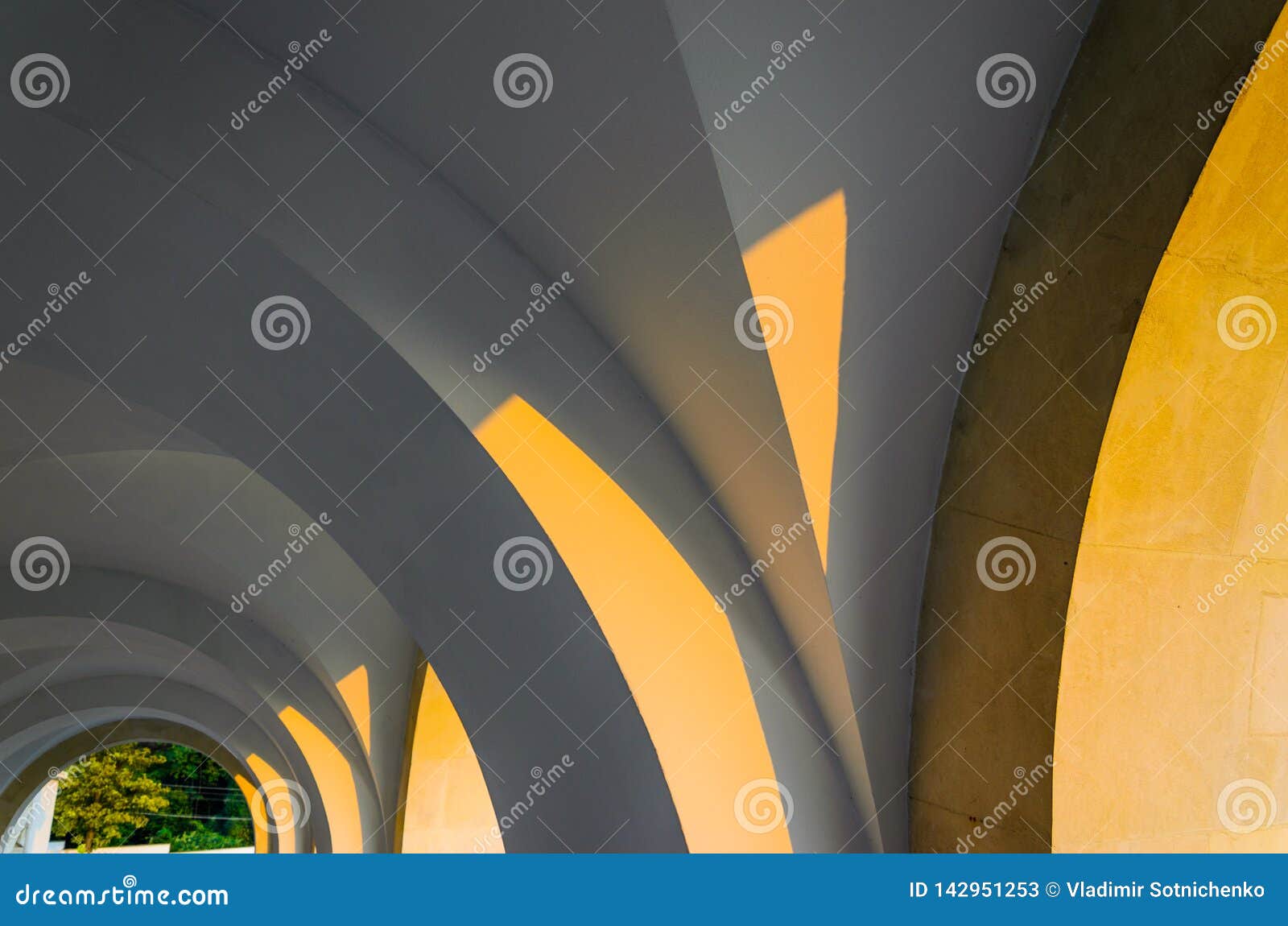 Corridor Colonnade Arcade Background Stock Image - Image of ancient ...