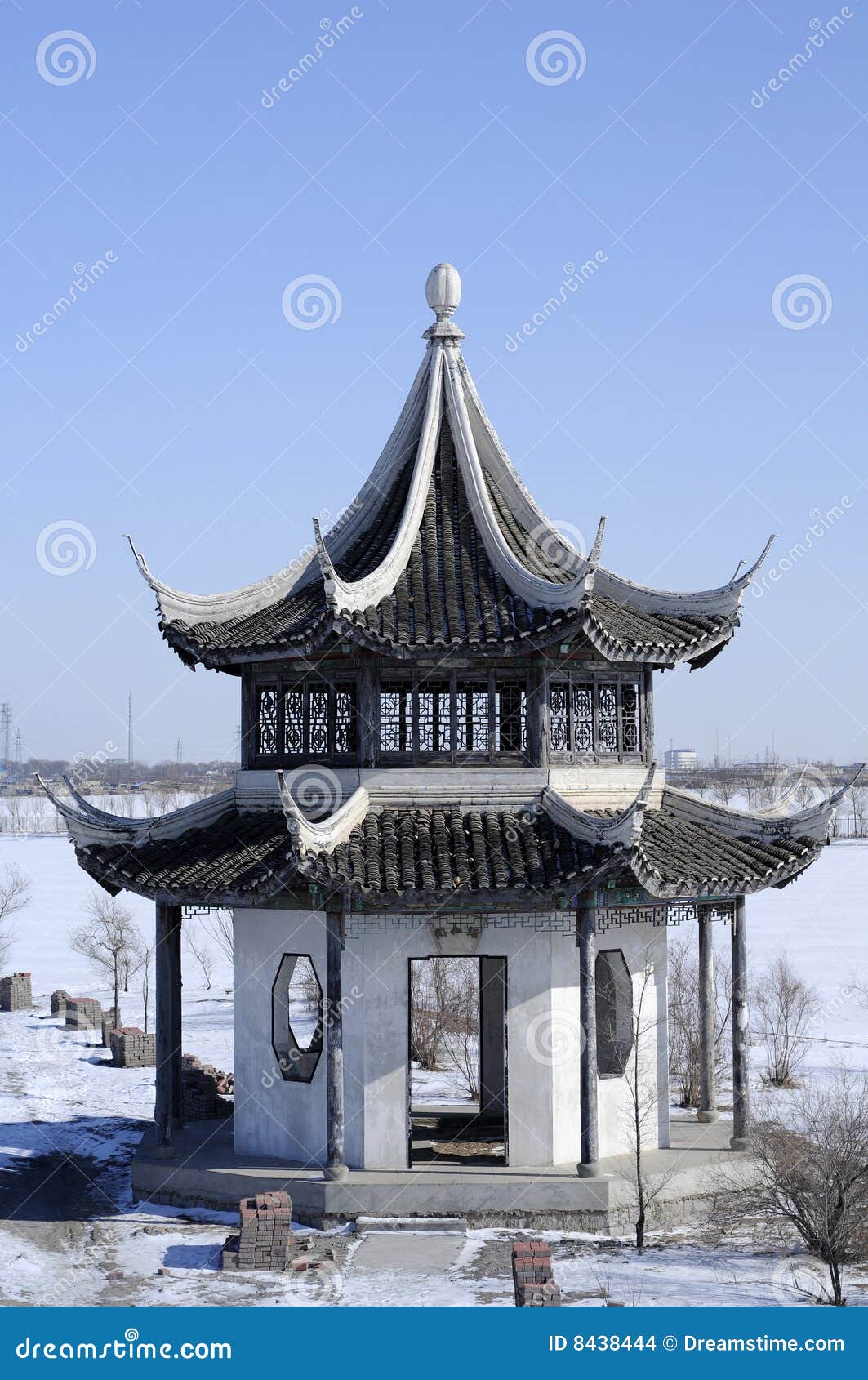 Corridor has Jeongja stock photo. Image of cold, landscape - 8438444