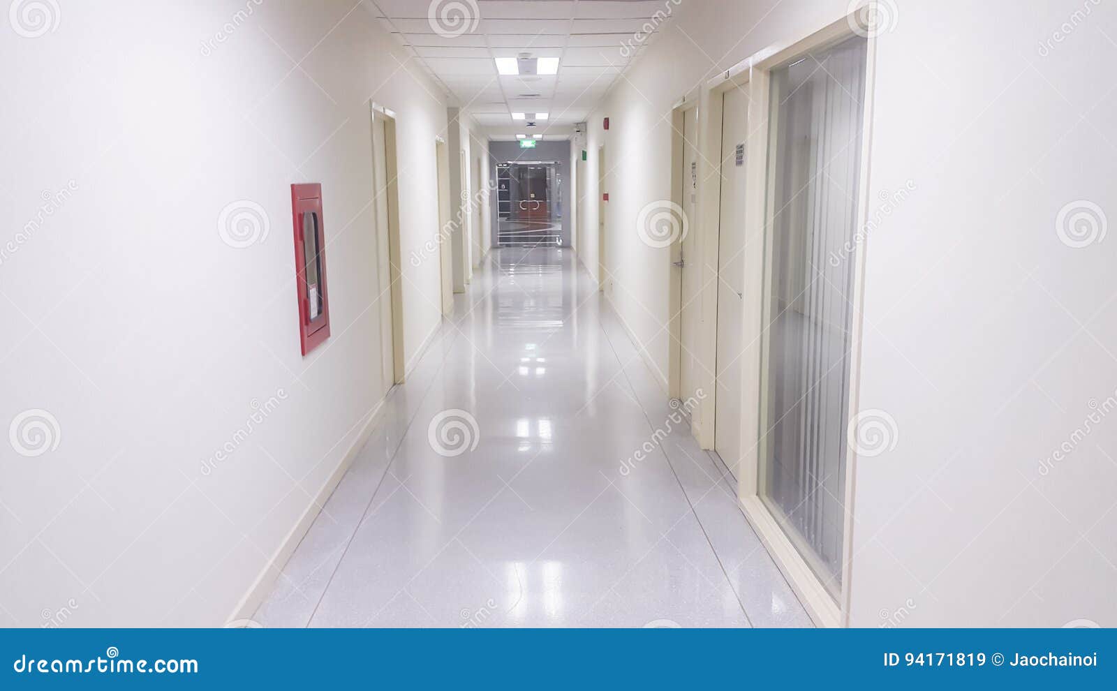 Corridor in hospital stock image. Image of empty, architecture - 94171819