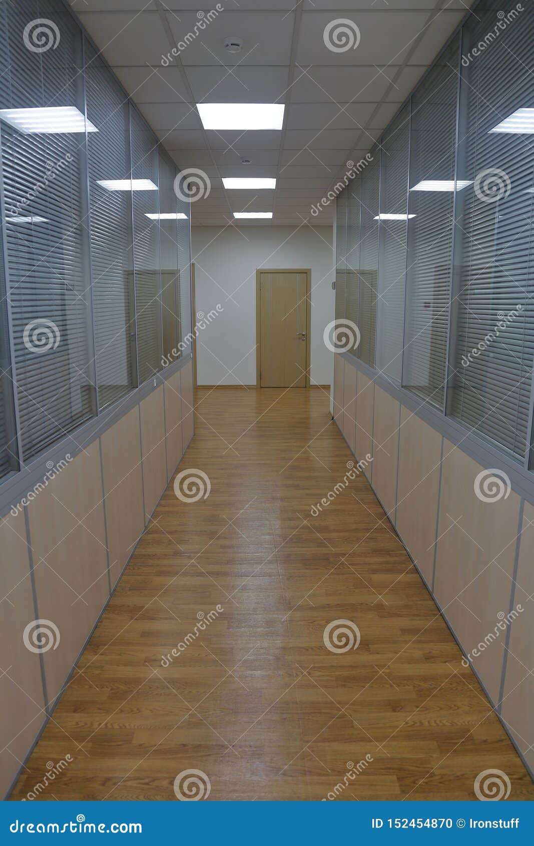 Corridor in an Industrial Premises Stock Photo - Image of floor ...