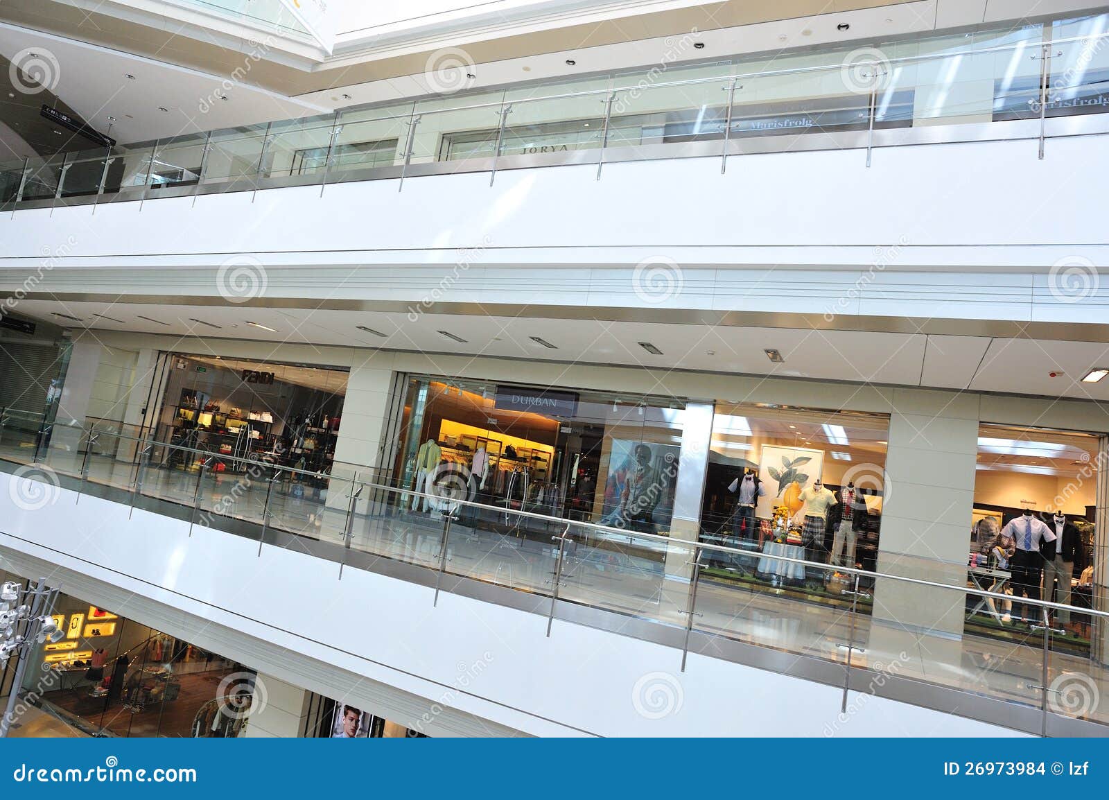 Corridor Interior of Shoppingmall Editorial Stock Image - Image of ...