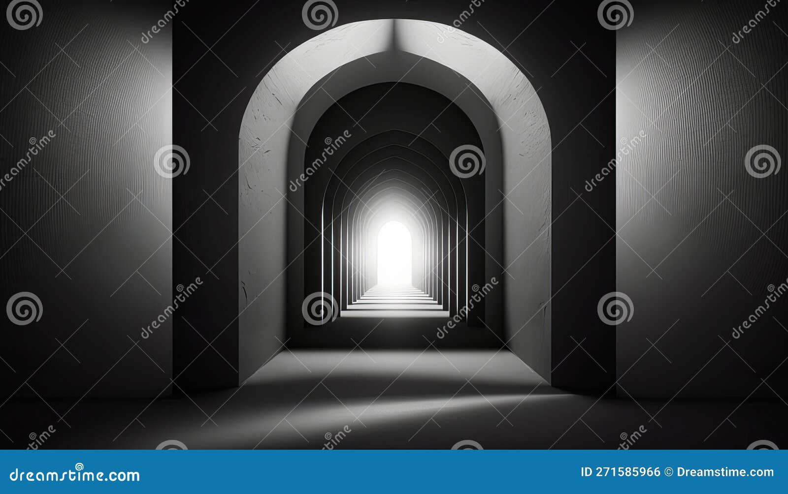 Corridor with Light Background. Using Your Project UI UX Design. Stock ...