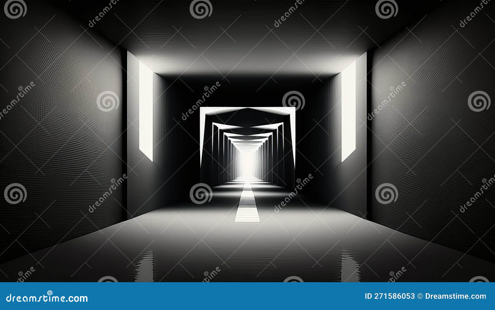 Corridor with Light Background. Using Your Project UI UX Design. Stock ...