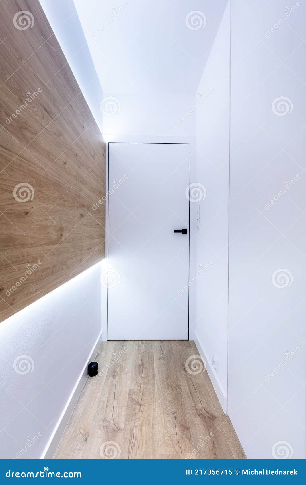 Corridor in Modern Design Apartment Stock Image - Image of entry ...