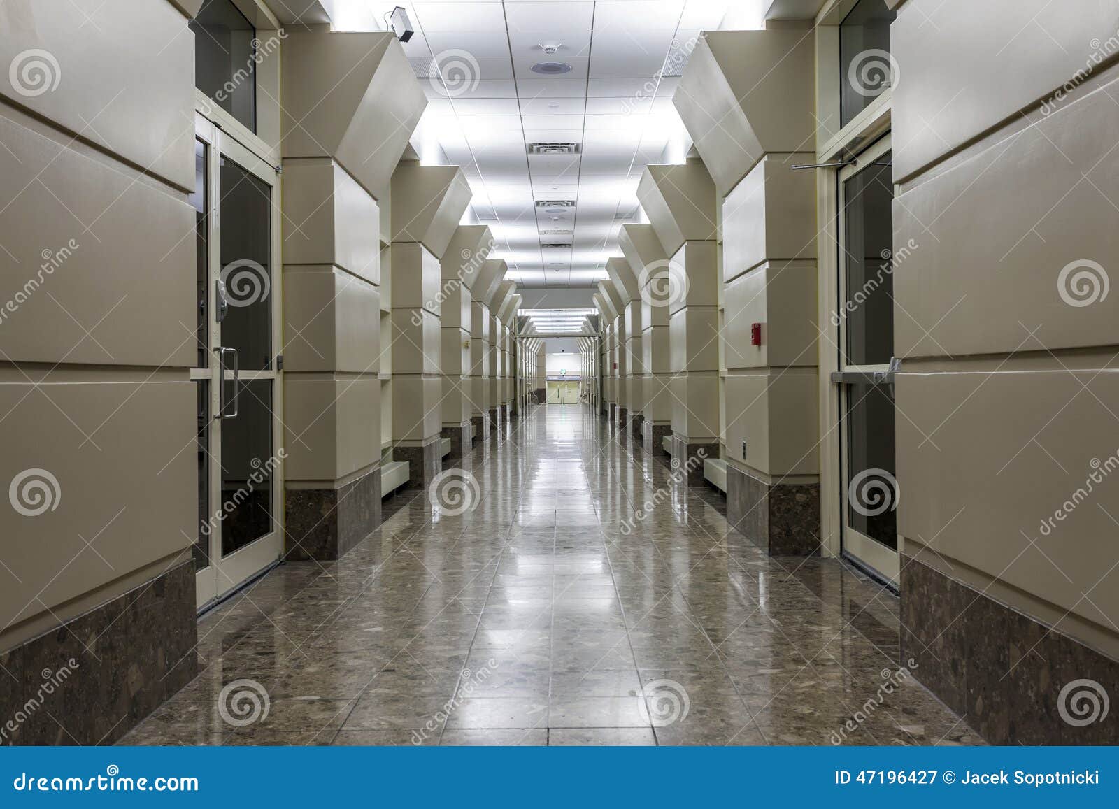 Corridor in a Modern Hospital. Editorial Photography - Image of clinic ...