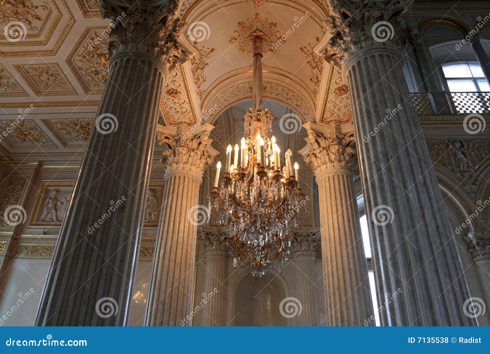 Corridor of museum editorial stock photo. Image of lantern - 7135538