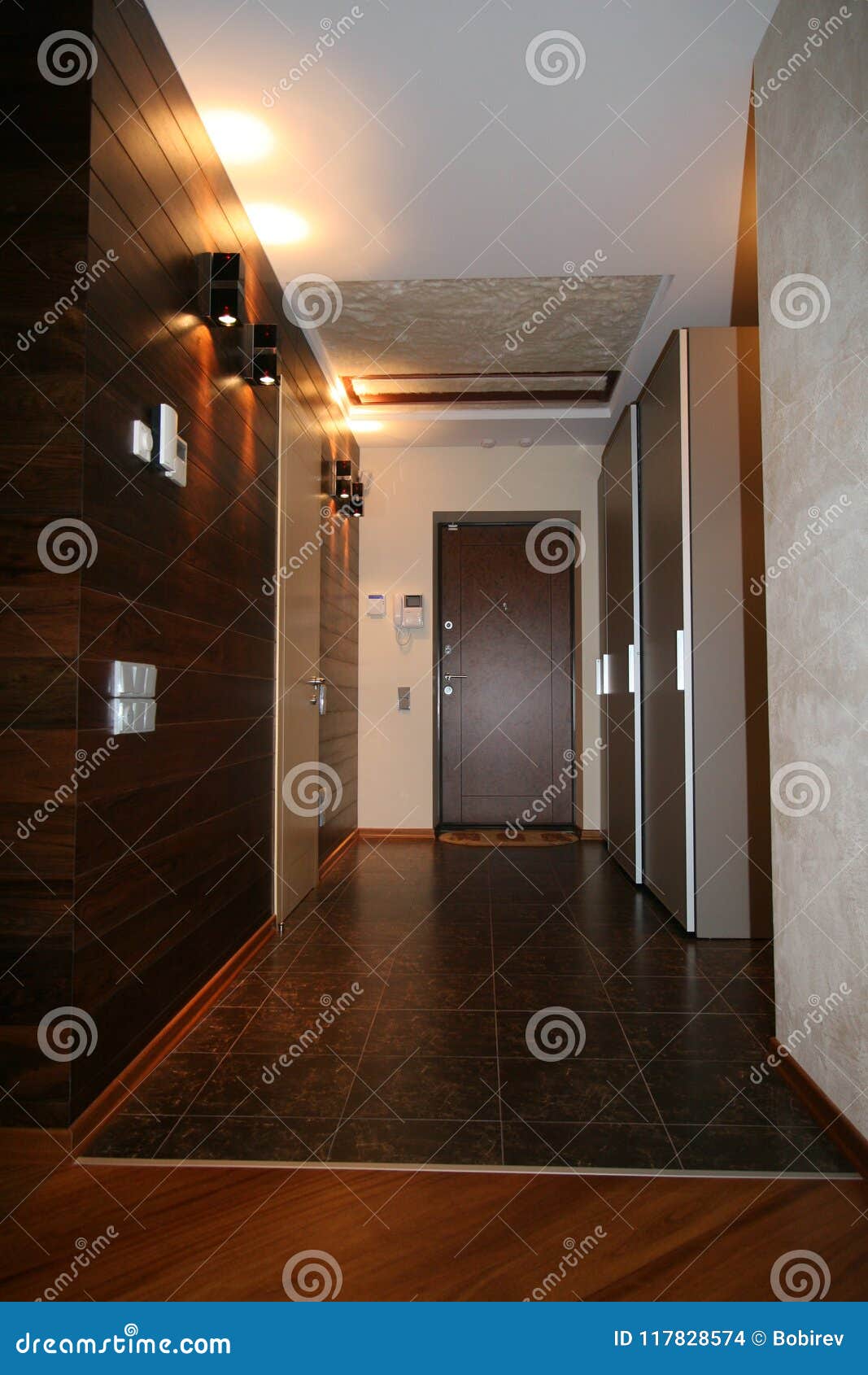 Corridor. Perspective. stock photo. Image of designer - 117828574