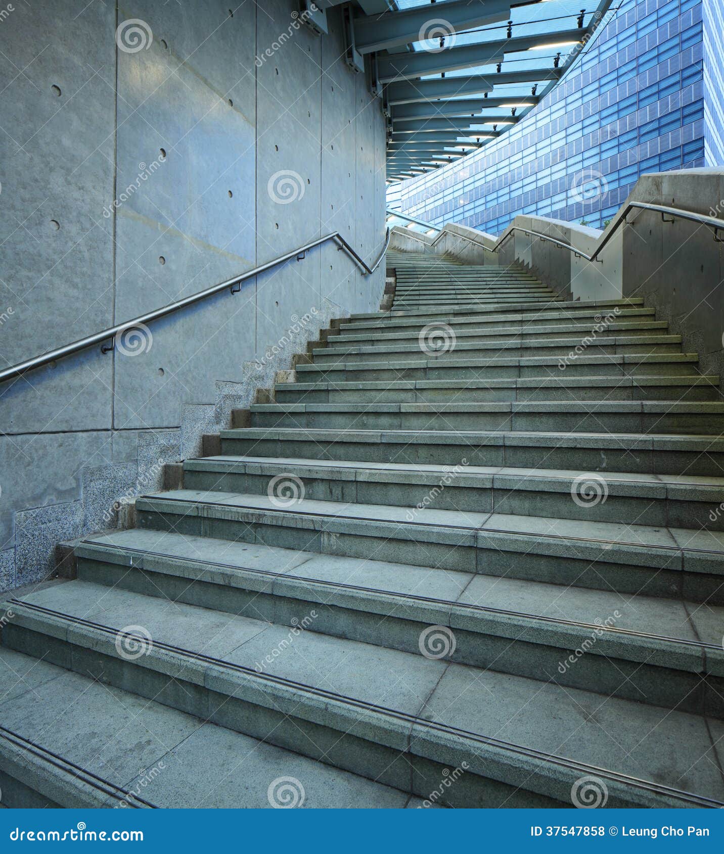 Corridor with stairs stock photo. Image of room, blank - 37547858
