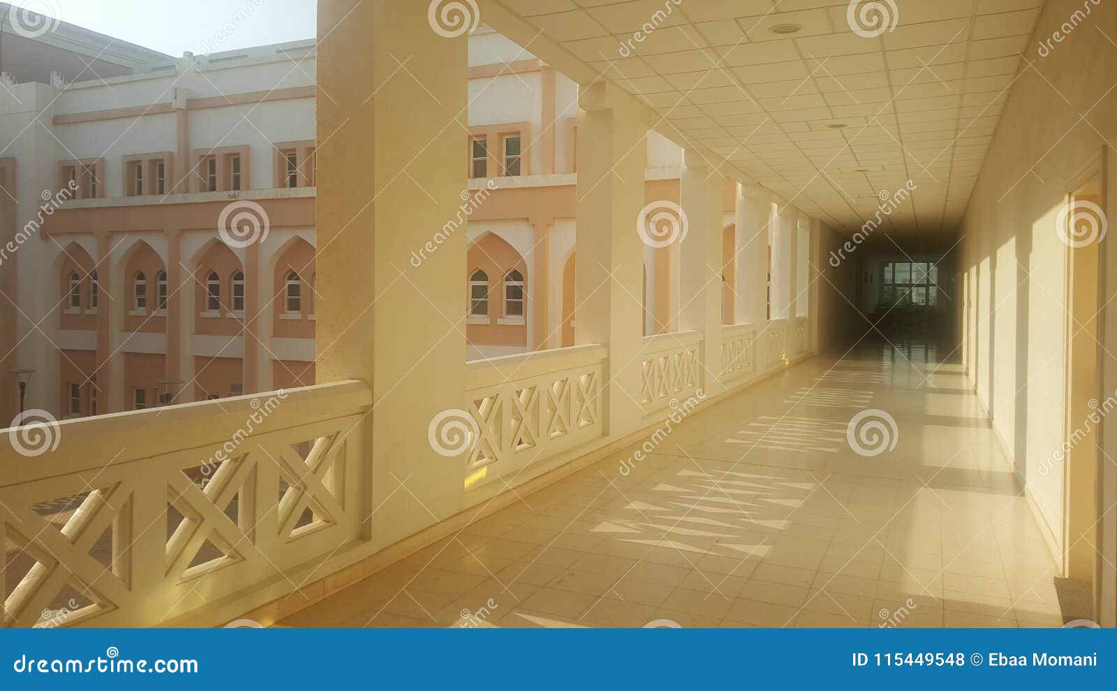 A Corridor on a Sunny Morning Stock Photo - Image of sunset, sunny ...