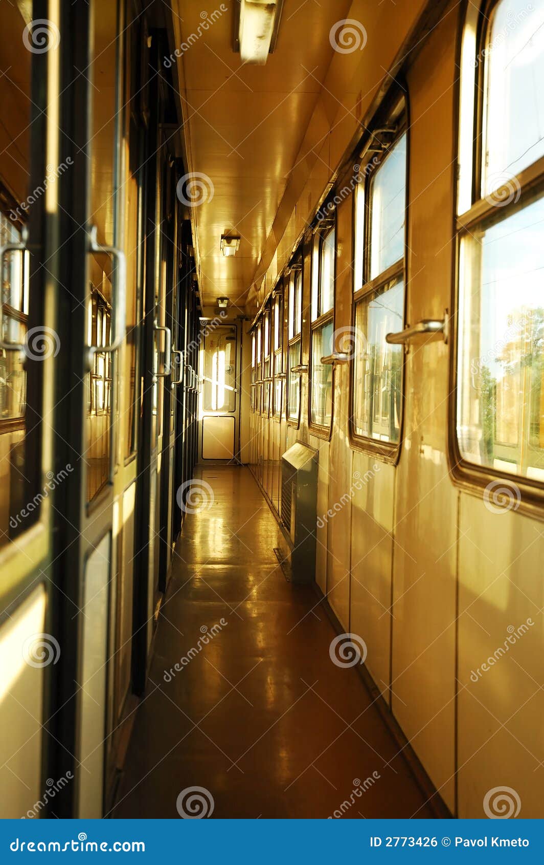 Corridor in the Train Wagon Stock Photo - Image of lines, comfortable ...