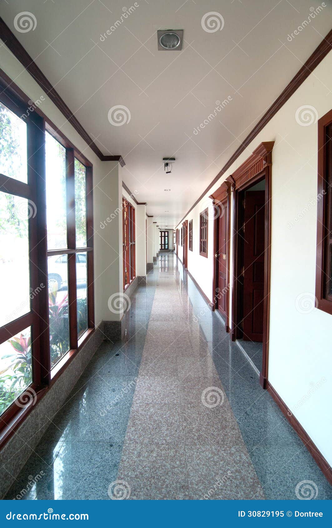 Corridor view stock image. Image of occupation, floor - 30829195
