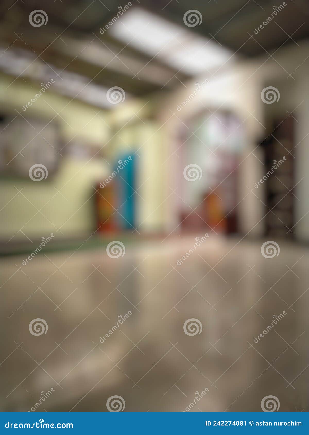Defocus Abstract Object of Building Corridor Stock Image - Image of ...