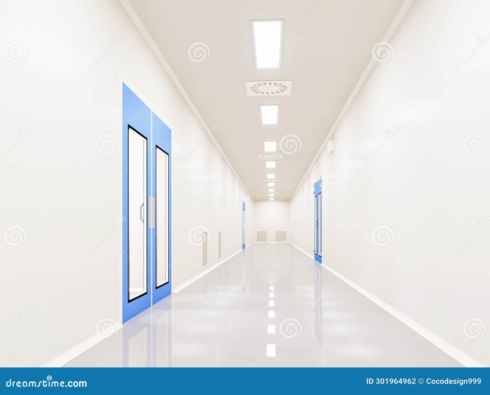 Corridors Clean Room in Pharmaceutical Factory Stock Photo - Image of ...