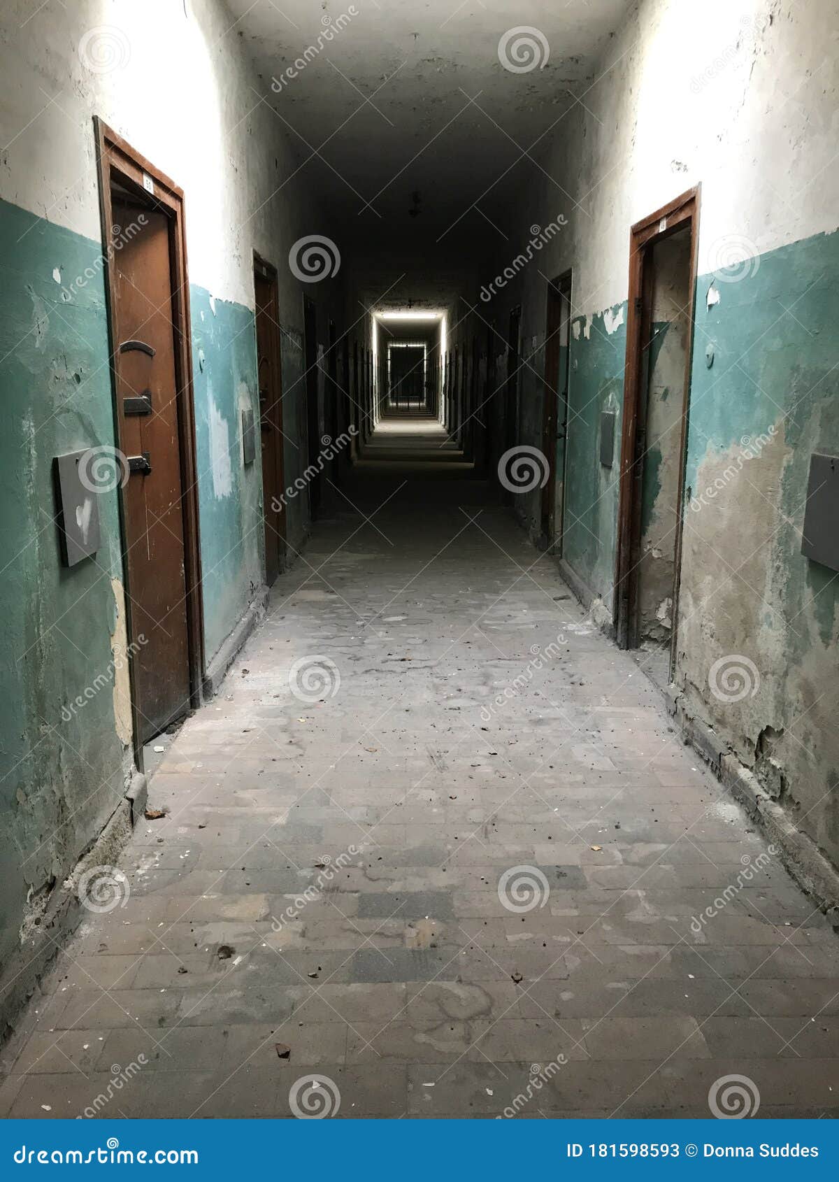 Corridors Inside Dachau Concentration Camp Editorial Stock Photo ...
