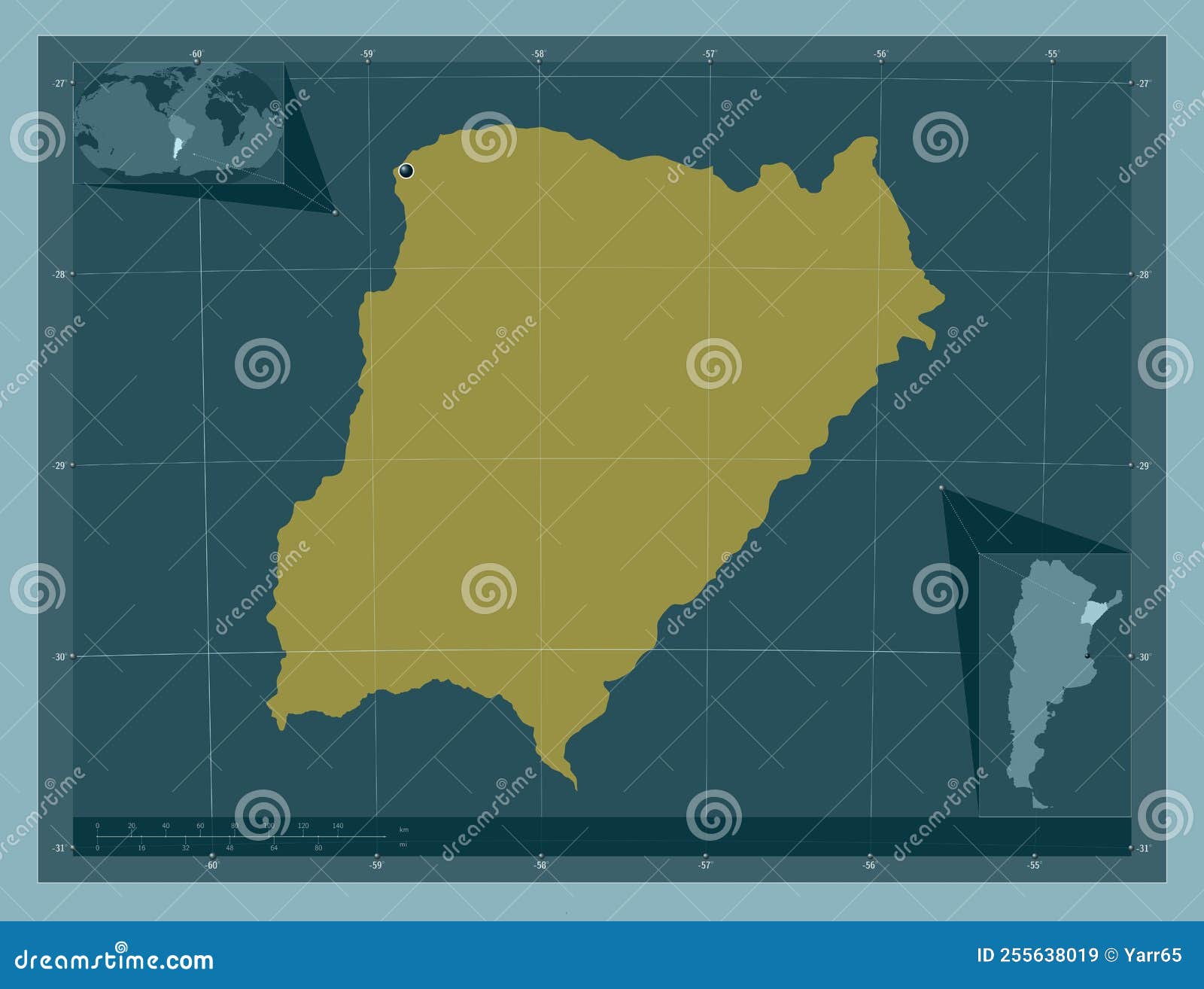 Corrientes, Argentina. Solid. Capital Stock Illustration - Illustration ...