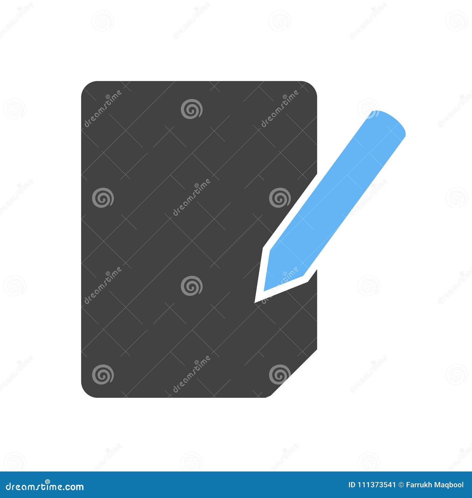 Corrija El Icono De Documento Ilustración del Vector - Ilustración de ...