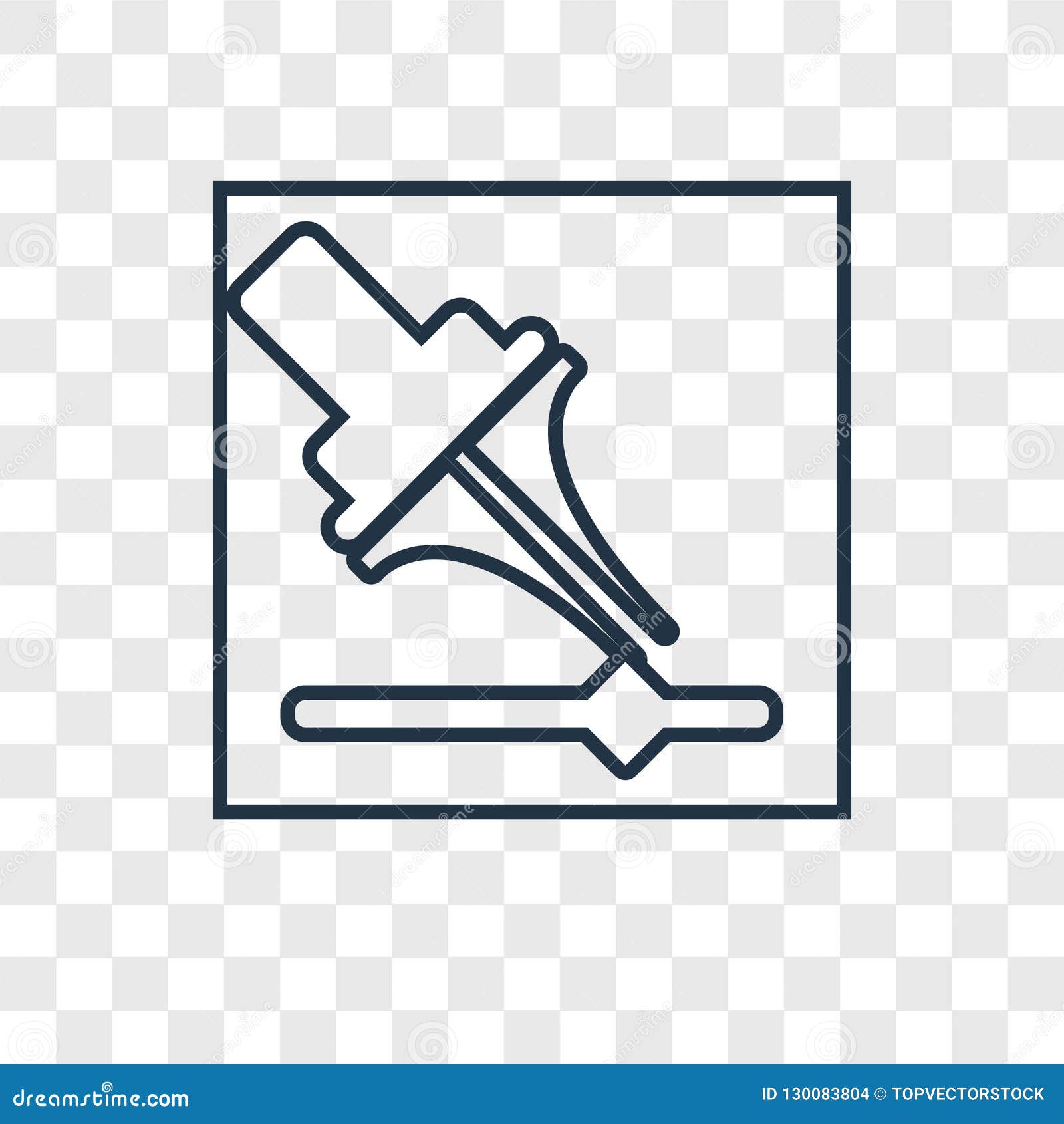 Corrija El Icono Linear Del Vector Del Concepto Aislado En Backgrou ...