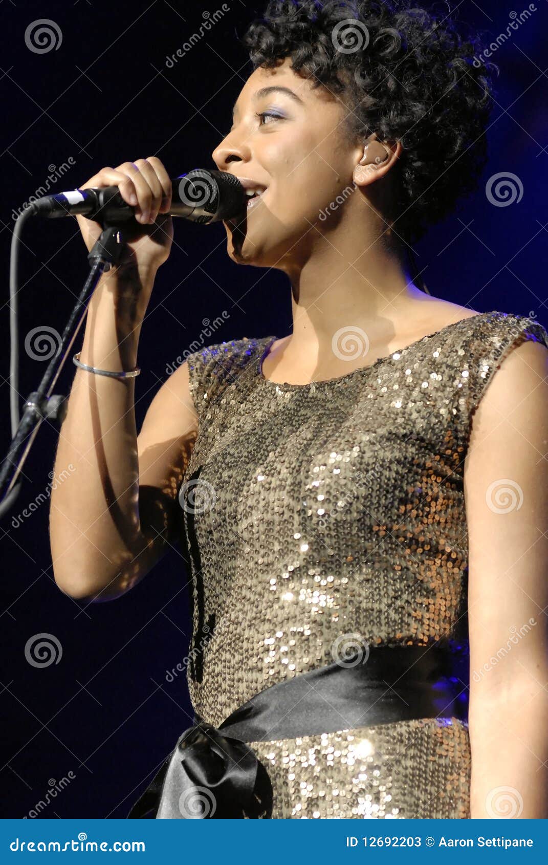Corrine Bailey Rae Performing Live. Editorial Stock Photo - Image of ...