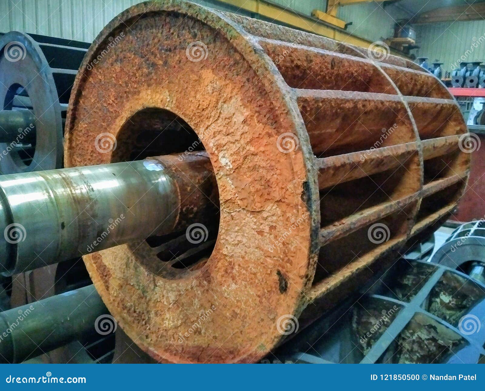 Corroded Impeller stock photo. Image of huge, rust, impeller - 121850500