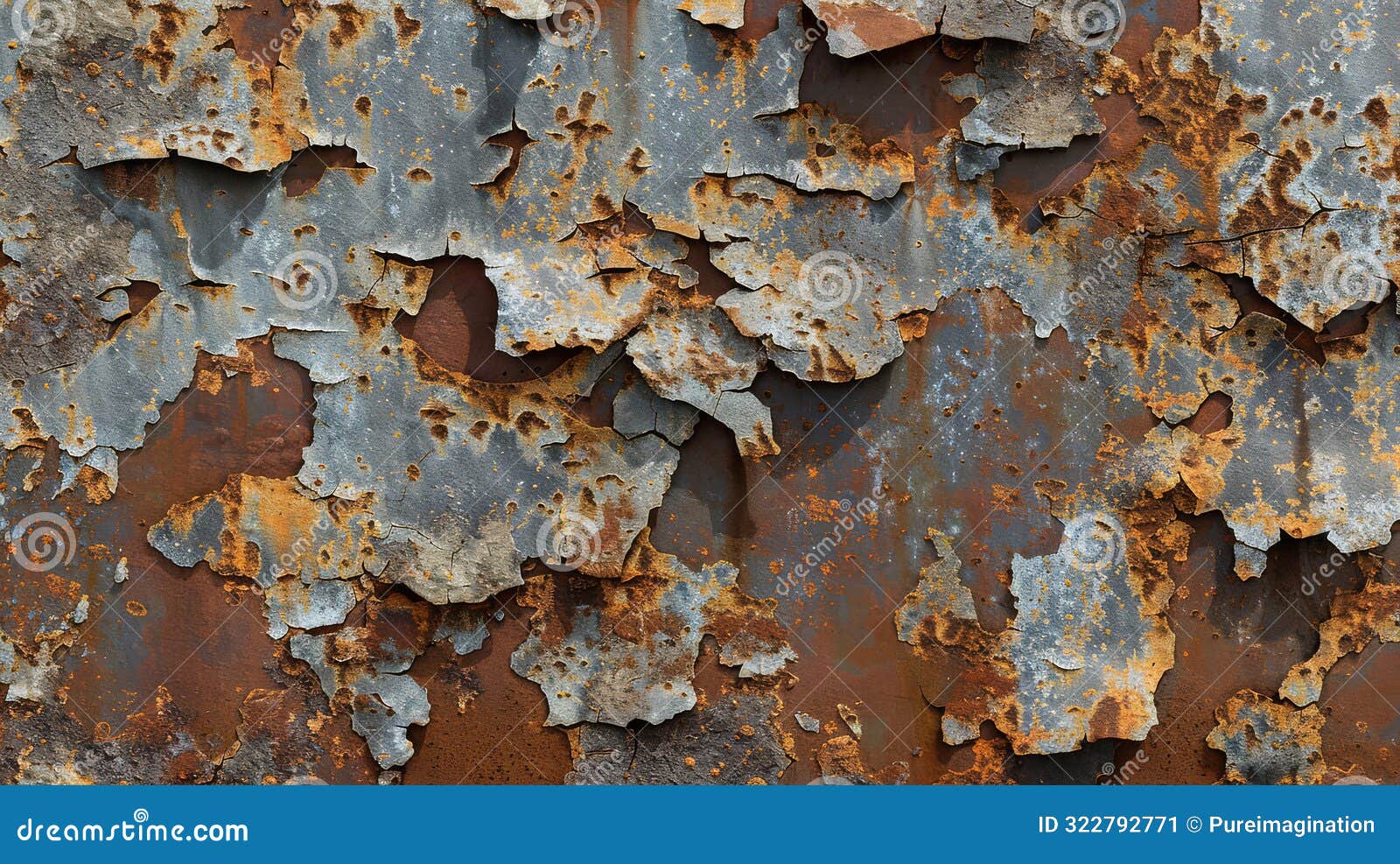 Corroded Metal Panel Features Rusty Texture and Visible Corrosion Stock ...