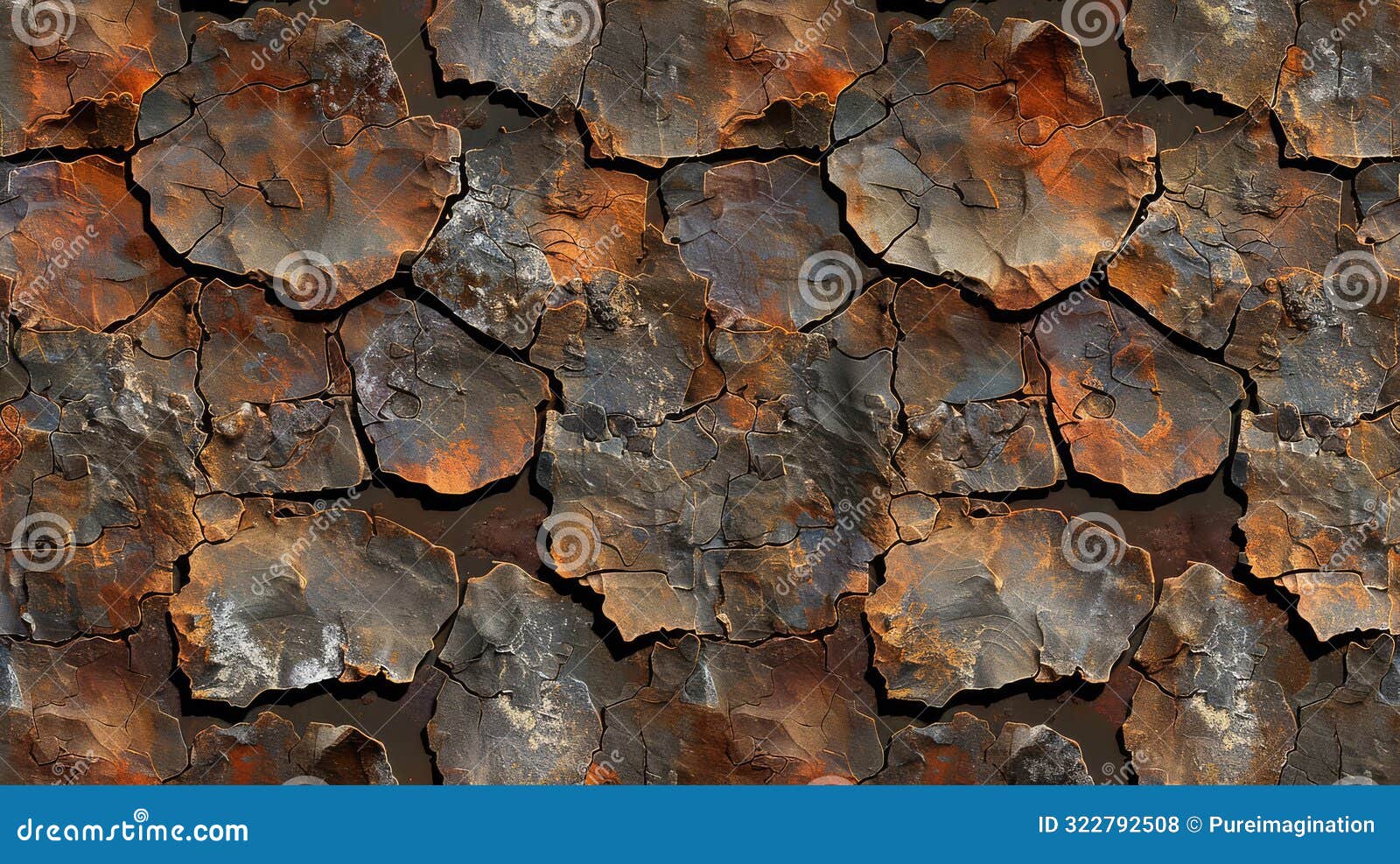 Corroded Metal Surface Displays Rusty Texture and Wear Stock ...