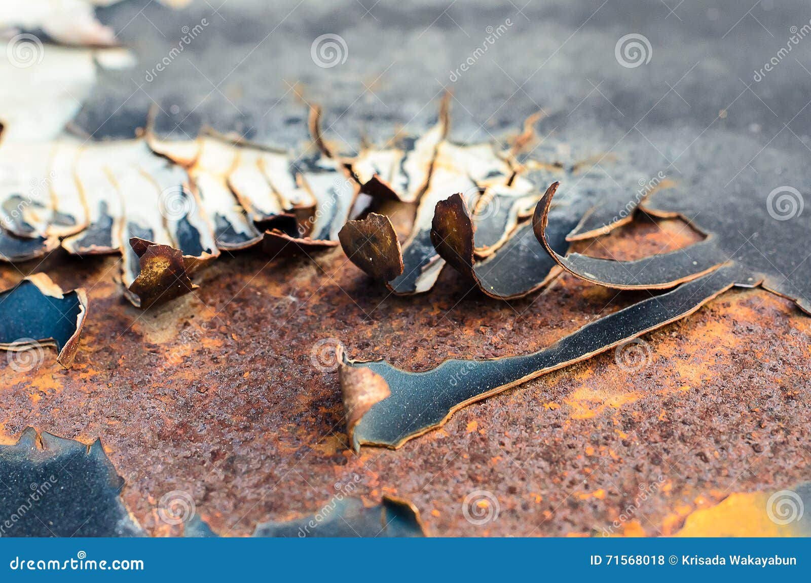 Corroded and Peeled Metal with Rust Texture Stock Photo - Image of iron ...