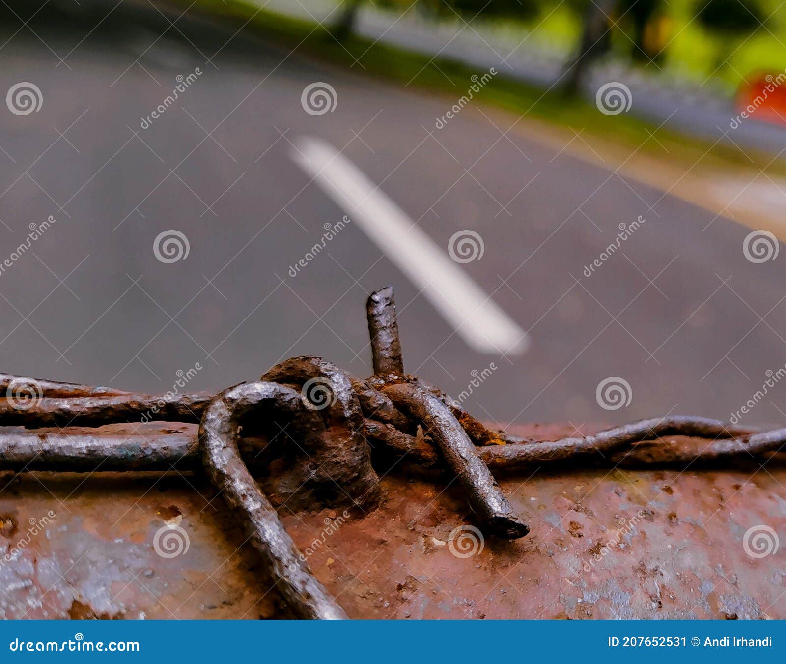 Corrosion Of Iron On The Former Building Stock Image | CartoonDealer ...