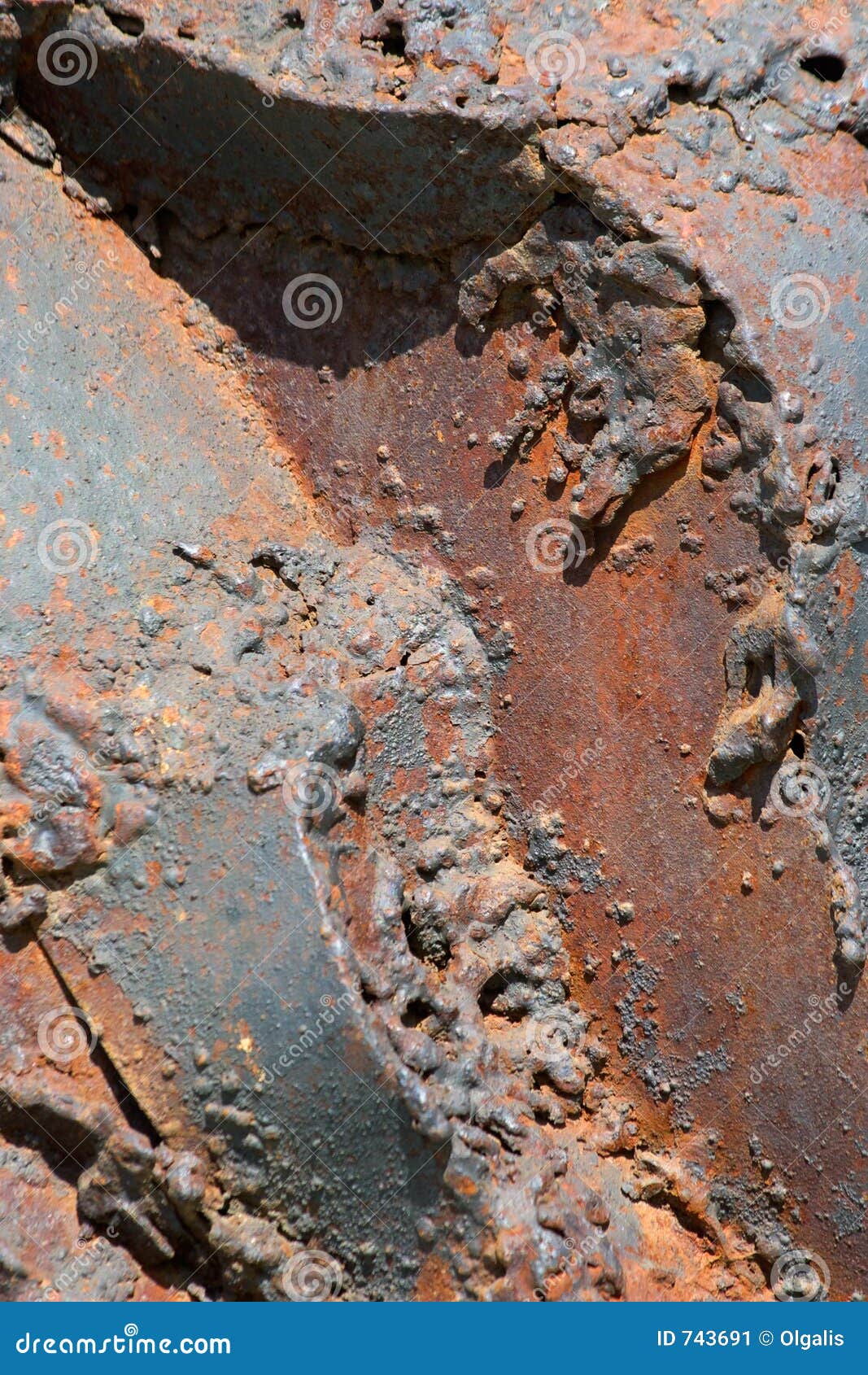Corrosion of metal stock image. Image of grain, deterioration - 743691