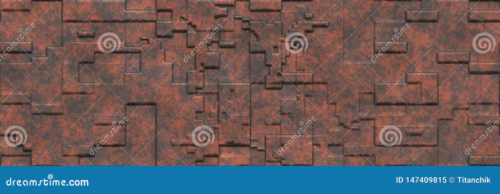 Corrosion Metals- Background Abstract Pattern. 3D Rendering Stock ...