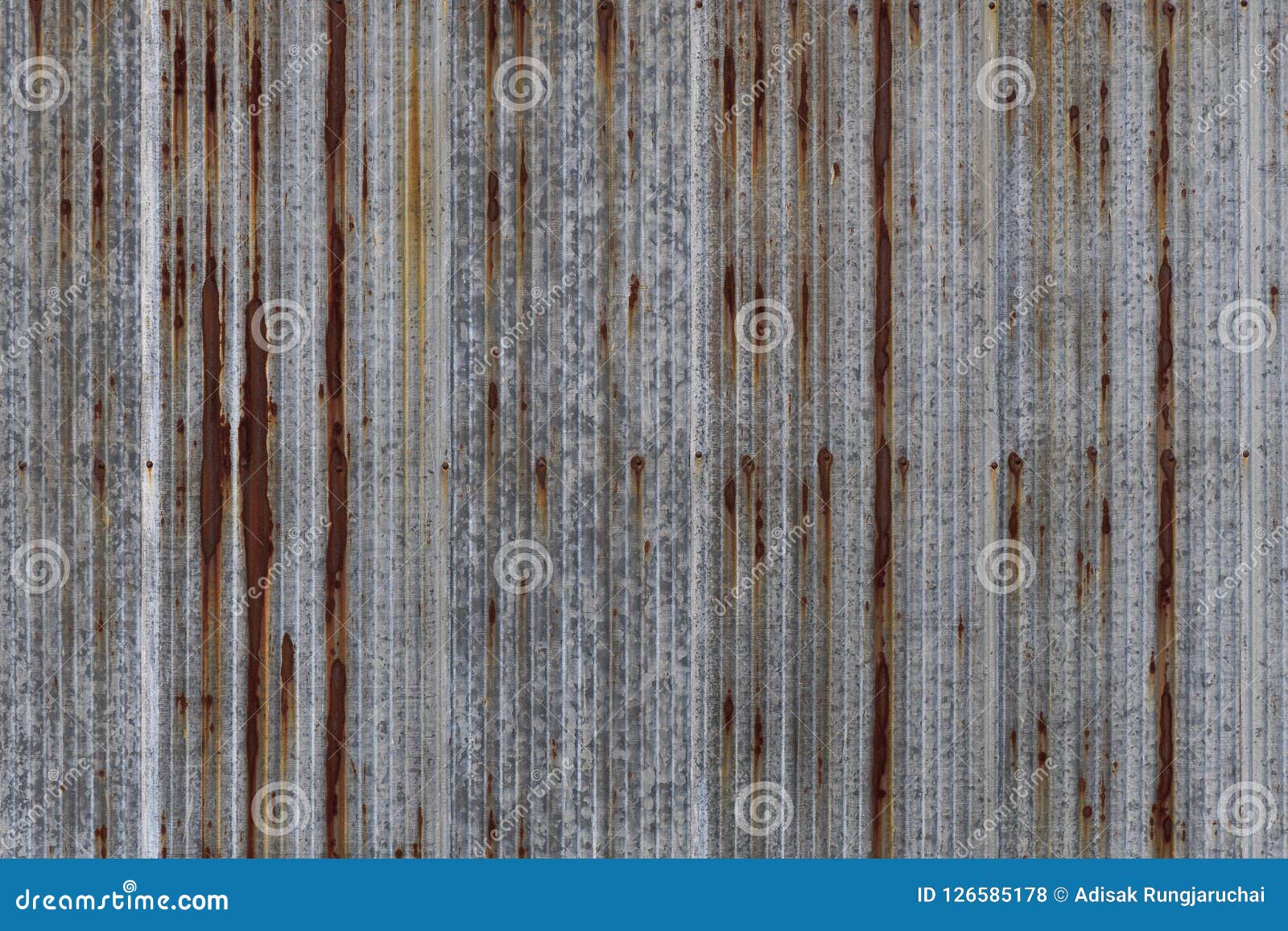 Corrosion of Rusted Galvanized Sheet. Stock Photo - Image of ...