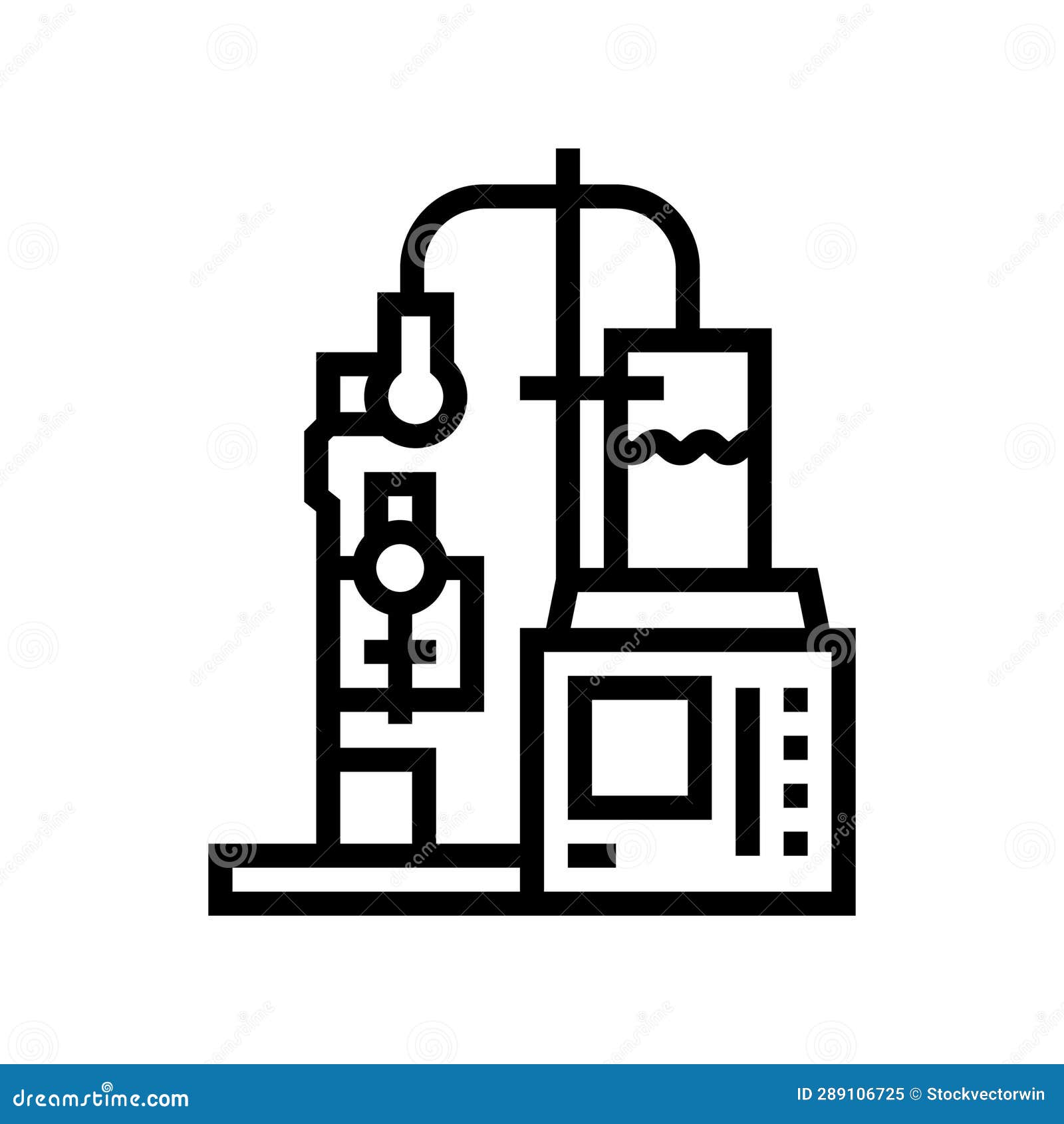 Corrosion Testing Materials Engineering Line Icon Vector Illustration ...
