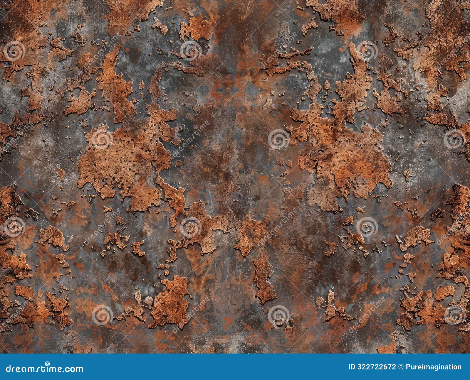 Corrosion and Visible Weathered Rust on the Metal Panel Stock ...