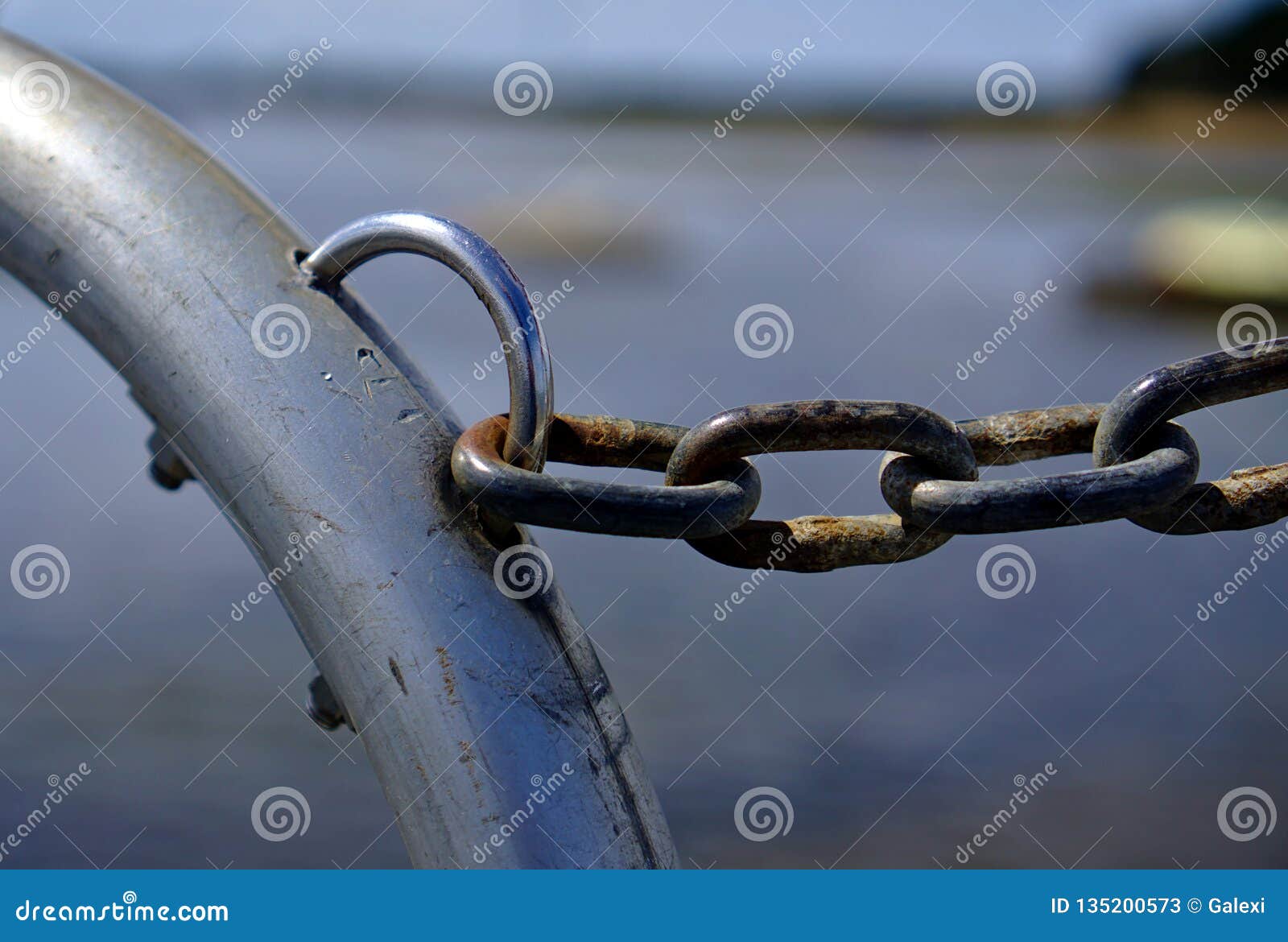 Corrosive Chains Symbolizing Long Lasting Commitment Stock Image ...