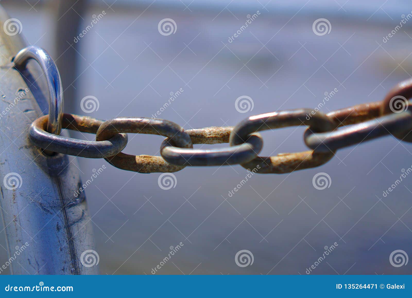 Corrosive Chains Symbolizing Long Lasting Commitment Stock Image ...
