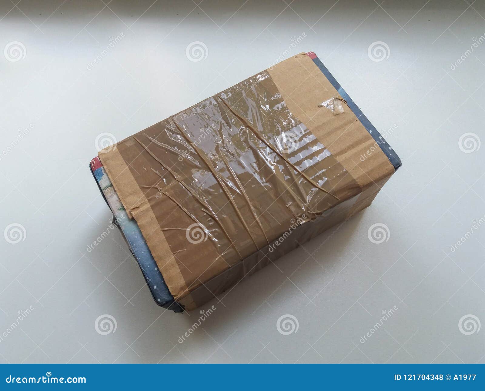Box packet parcel stock photo. Image of cardboard, send - 121704348