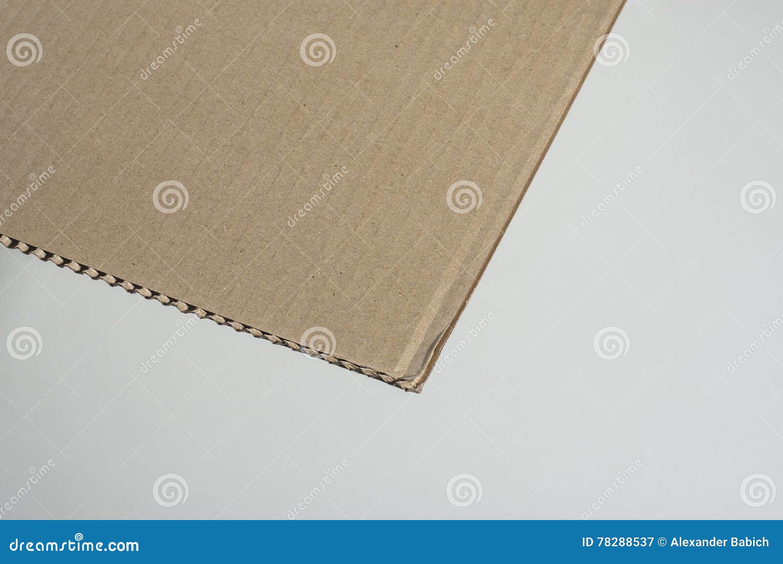 Corrugated cardboard stock image. Image of paperboard - 78288537