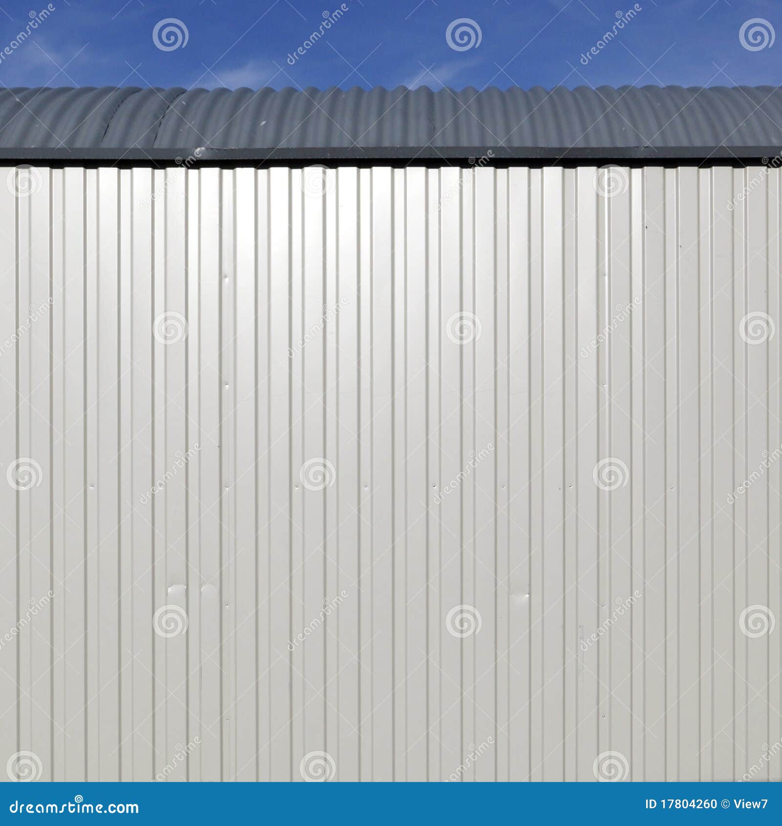 Corrugated Cargo Container stock photo. Image of grey - 17804260