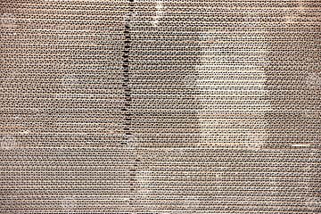 Corrugated Carton Texture, Side View, Design Element Stock Photo ...