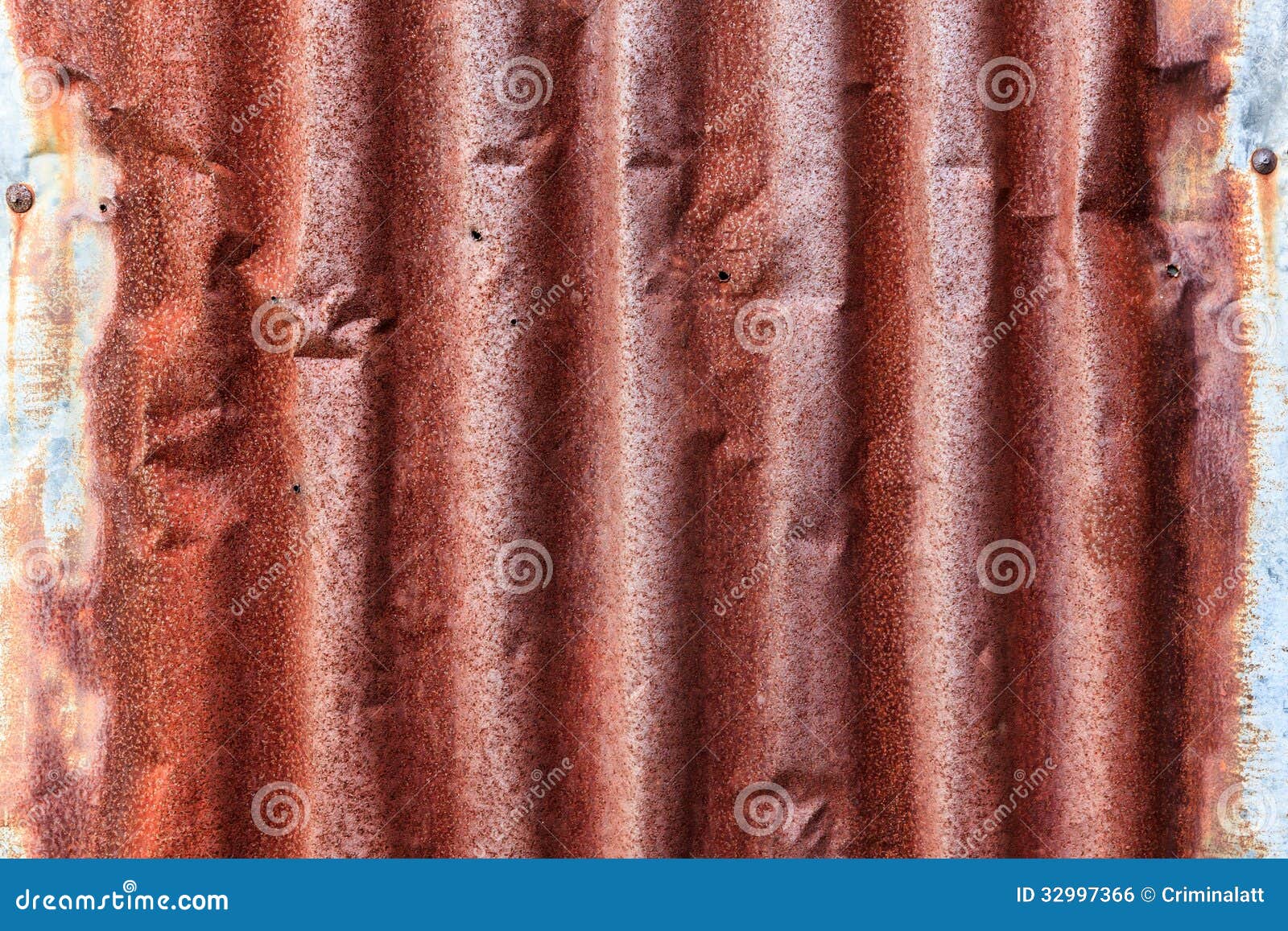 Corrugated Galvanized Metal Sheet Stock Photo - Image of structure ...