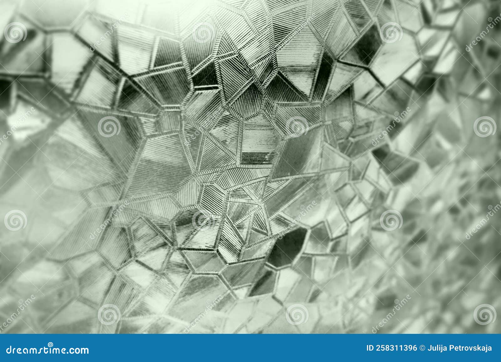 Corrugated Glass Green Background. Abstract Pattern on the Surface of a ...