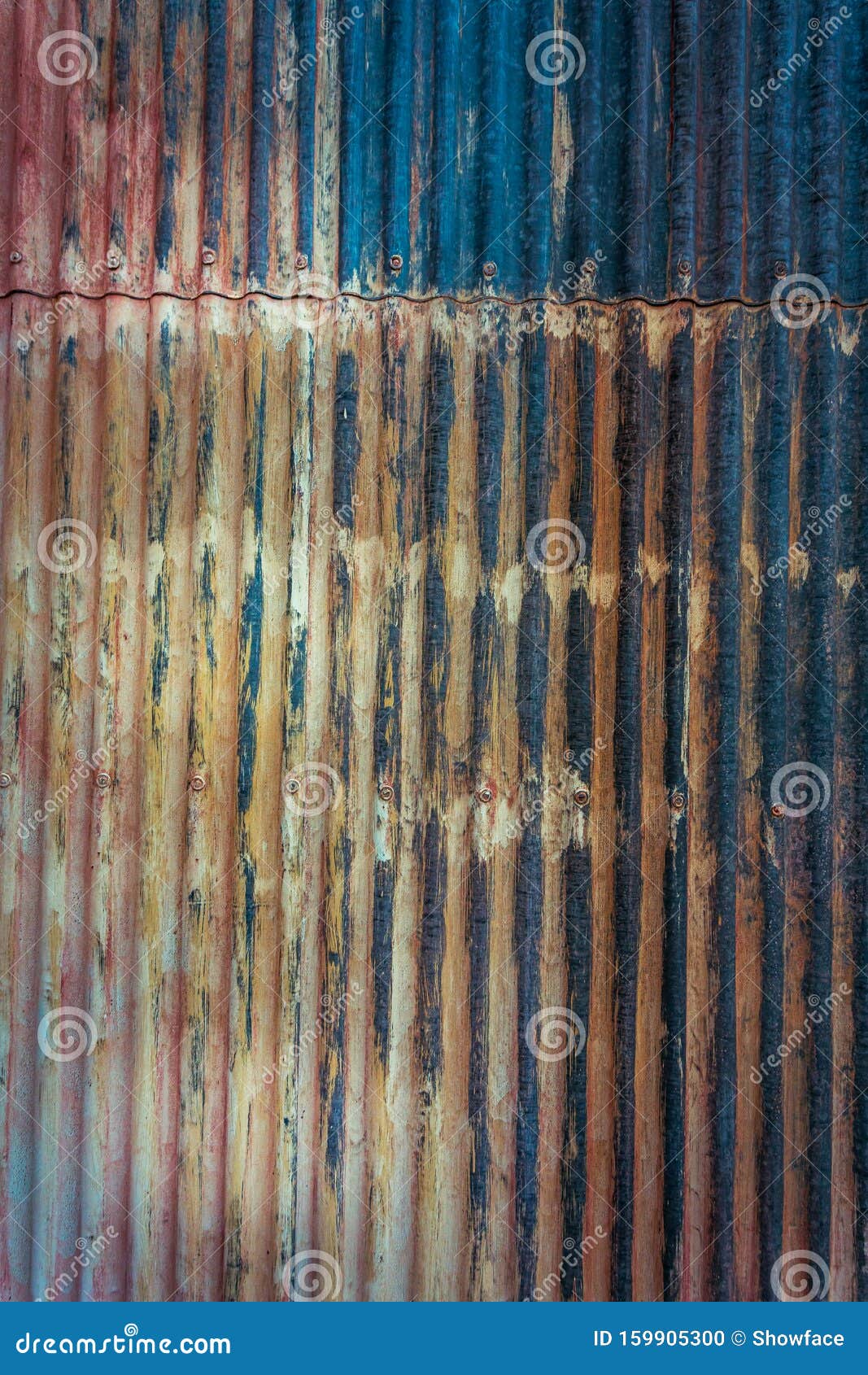 Old Corrugated Iron Fence For Background Stock Image | CartoonDealer ...