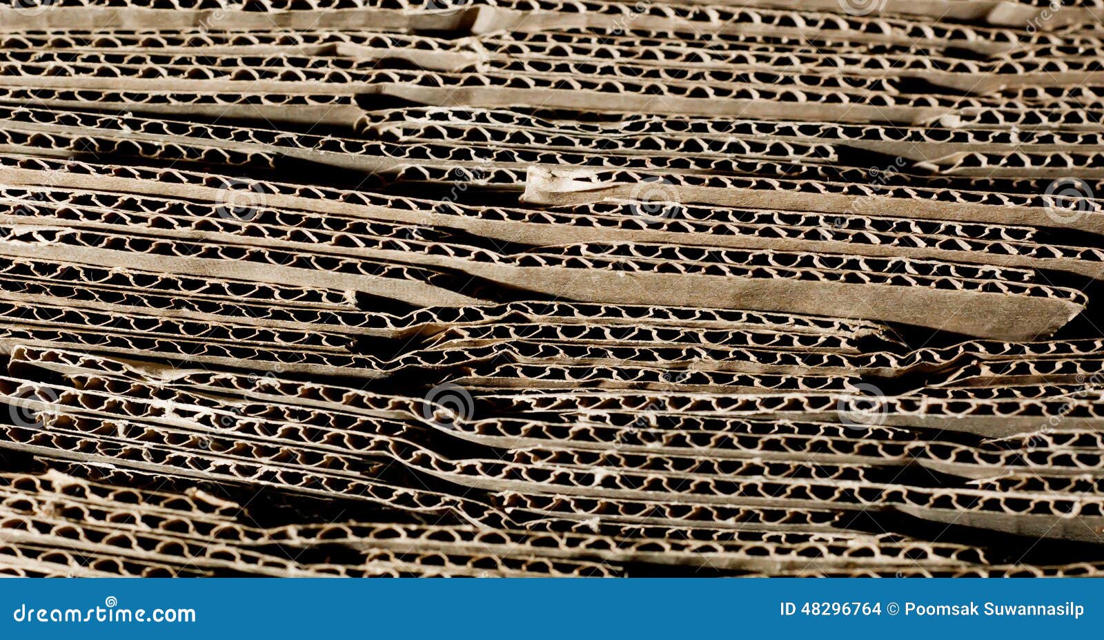 Corrugated many nested stock photo. Image of pack, cardboard - 48296764